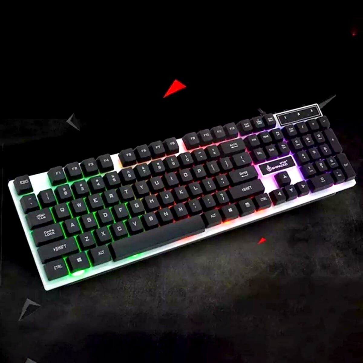 MILANG K6 Polychromatic RGB Backlit Mechanical Feel Keyboard – Building ...